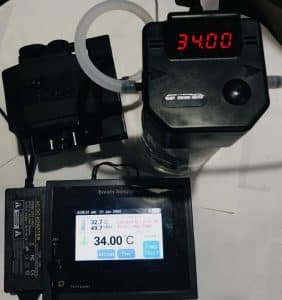 AT-2068c Portable Wet Steam Alcoholic Breath Simulator Kit with LCD ...